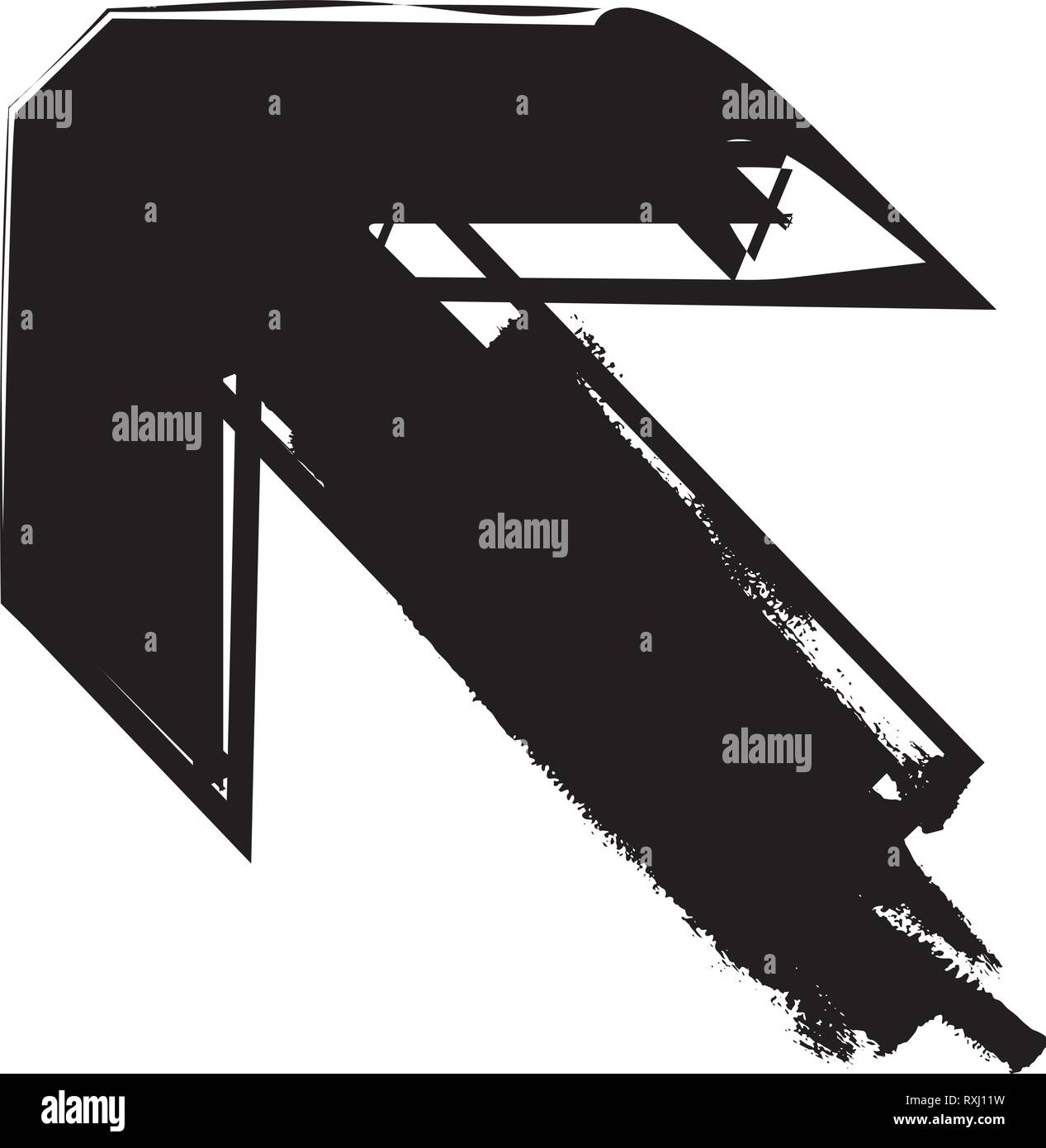 Arrow drawing Stock Vector Images - Alamy