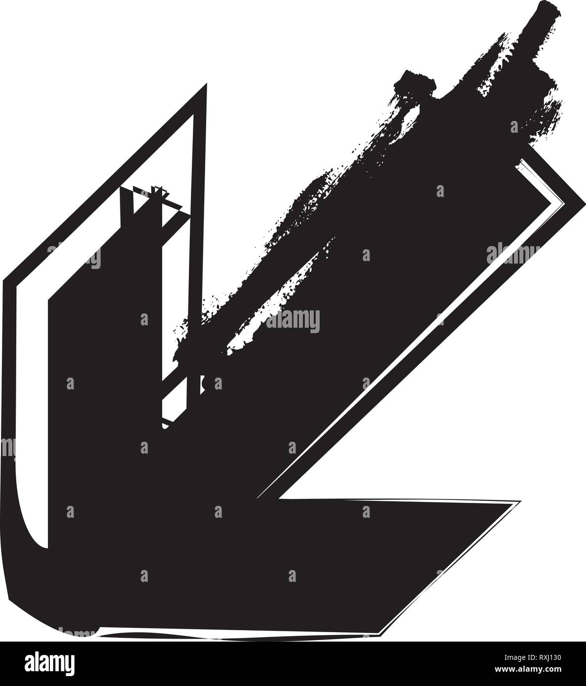 Abstract arrow art artwork Stock Vector Images - Alamy