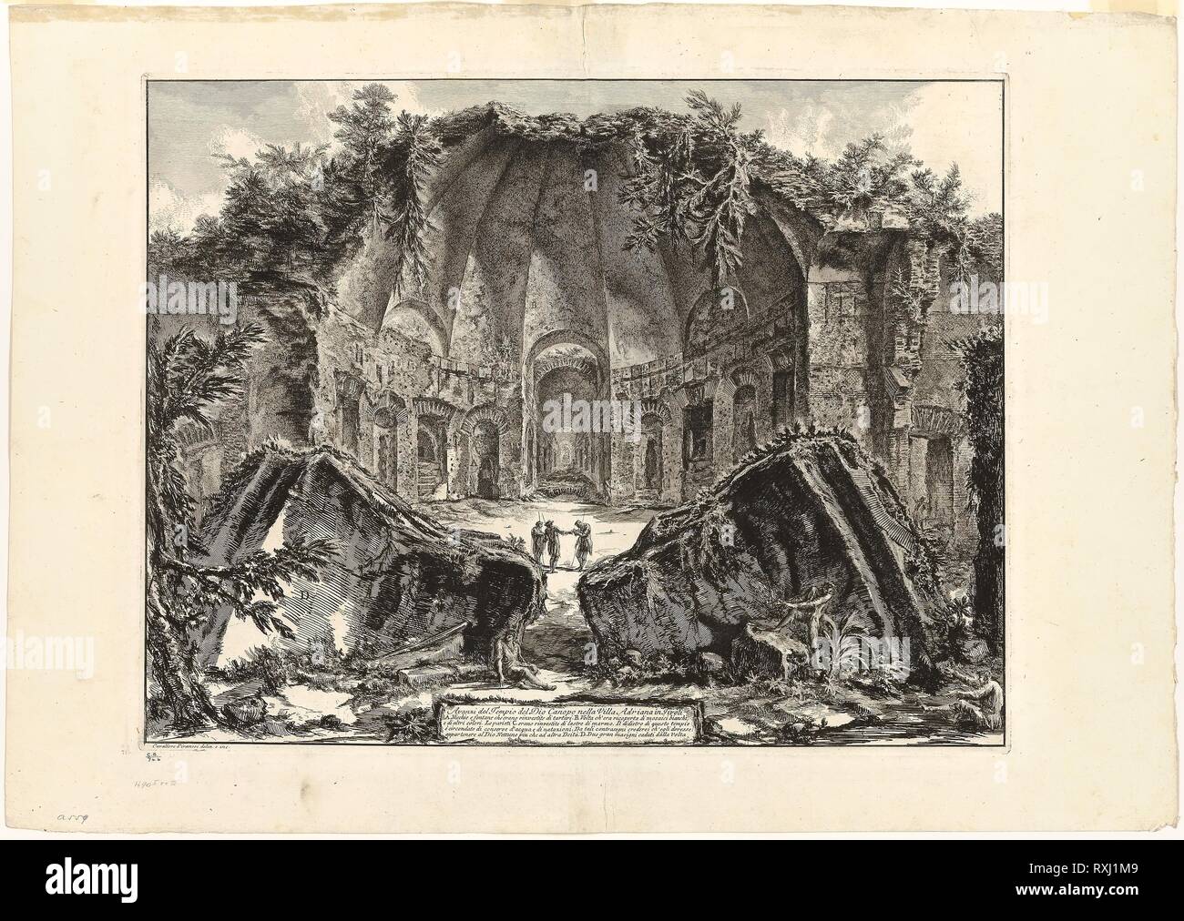 Hadrian tivoli drawing hi-res stock photography and images - Alamy