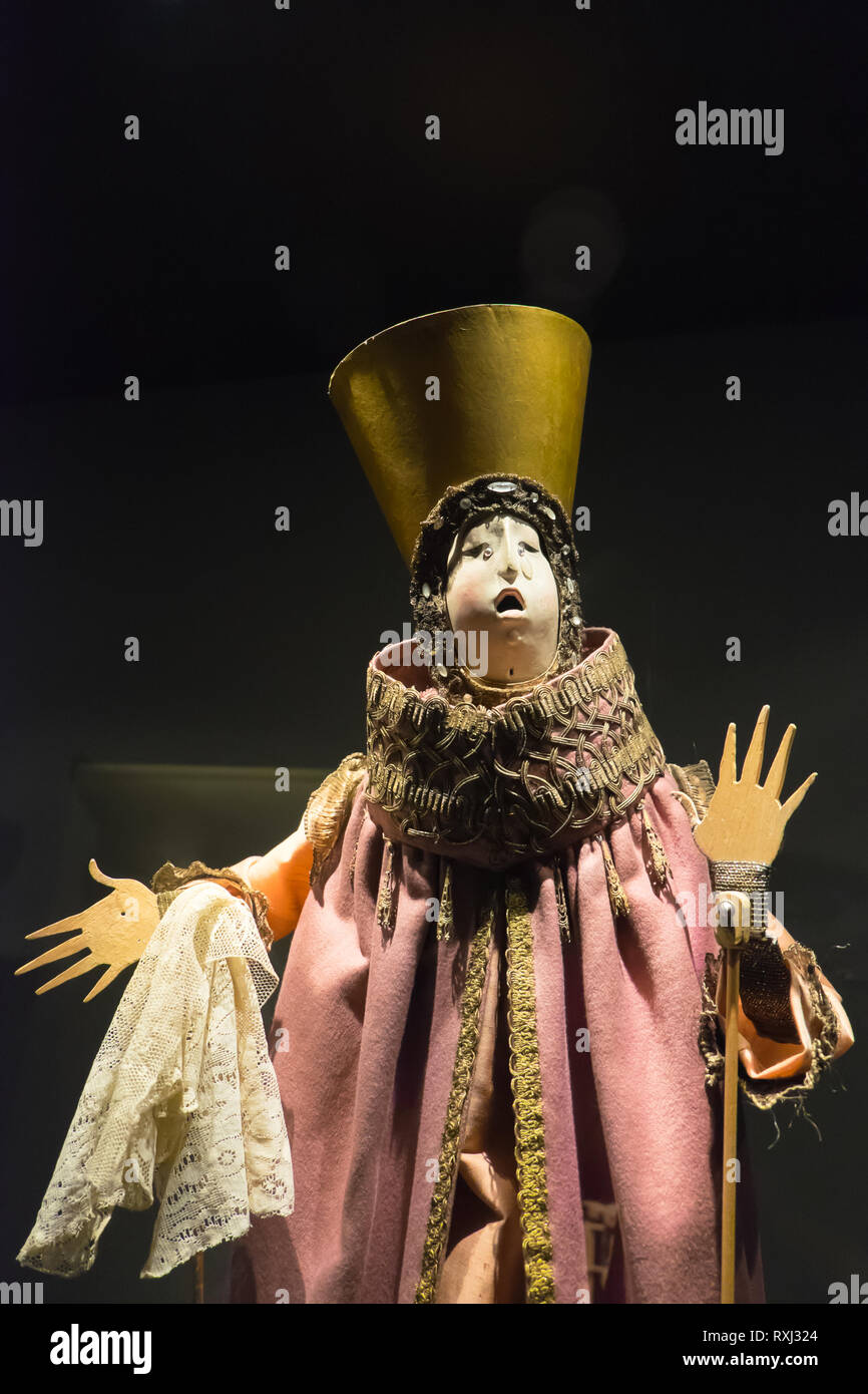 Beautiful puppet by Spanish master puppeteer Francisco Peralta Stock ...