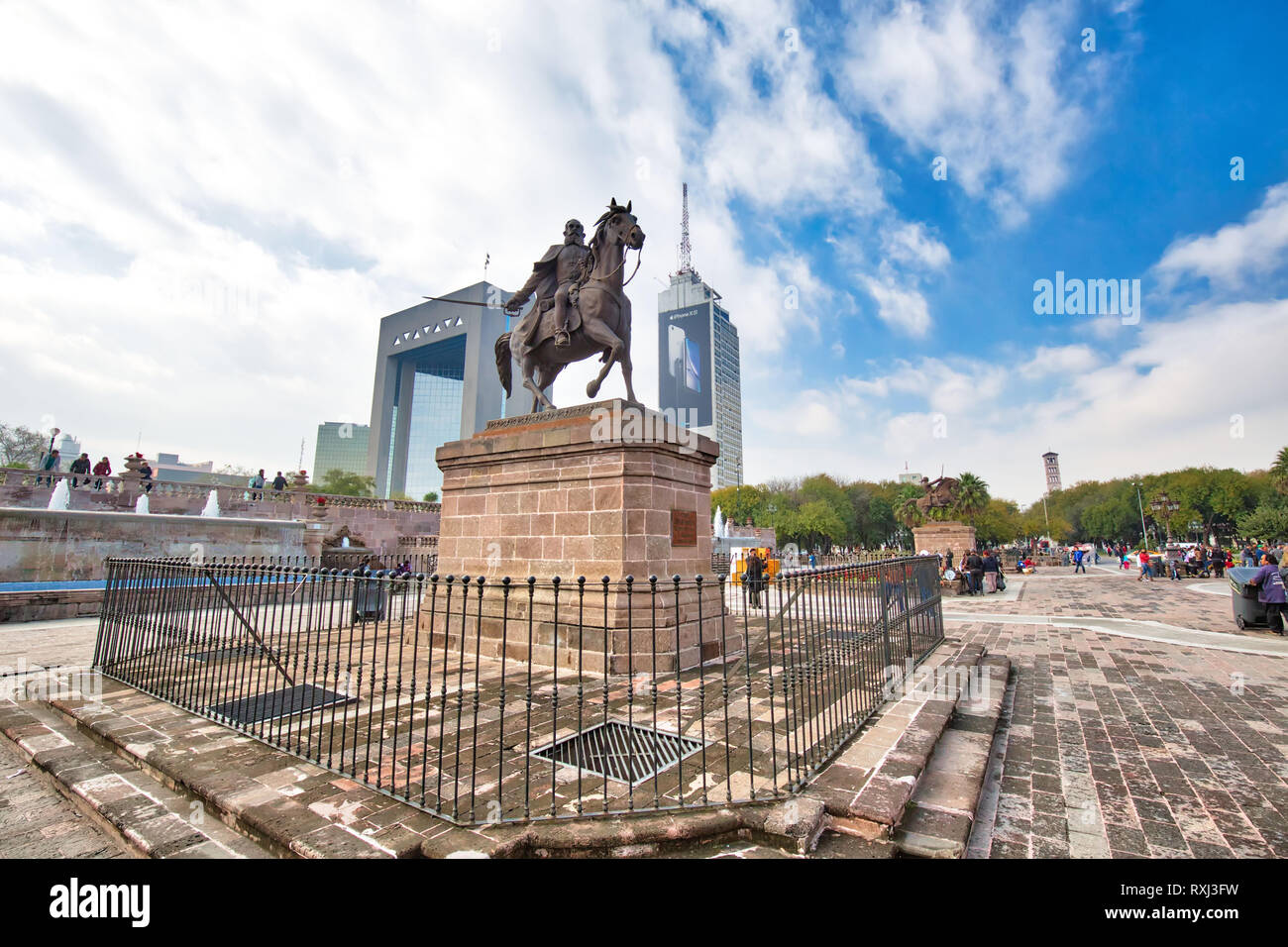 Monterrey, Mexico-11 December, 2018: Monterrey, Landmark Macroplaza (La ...