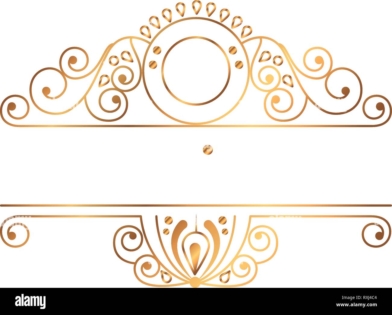 golden label victorian style icon Stock Vector Image & Art - Alamy