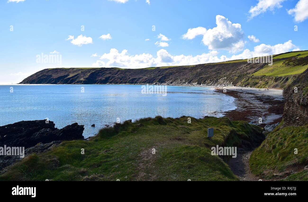Countryside Beach, Cornwall, 310316 Stock Photo - Alamy