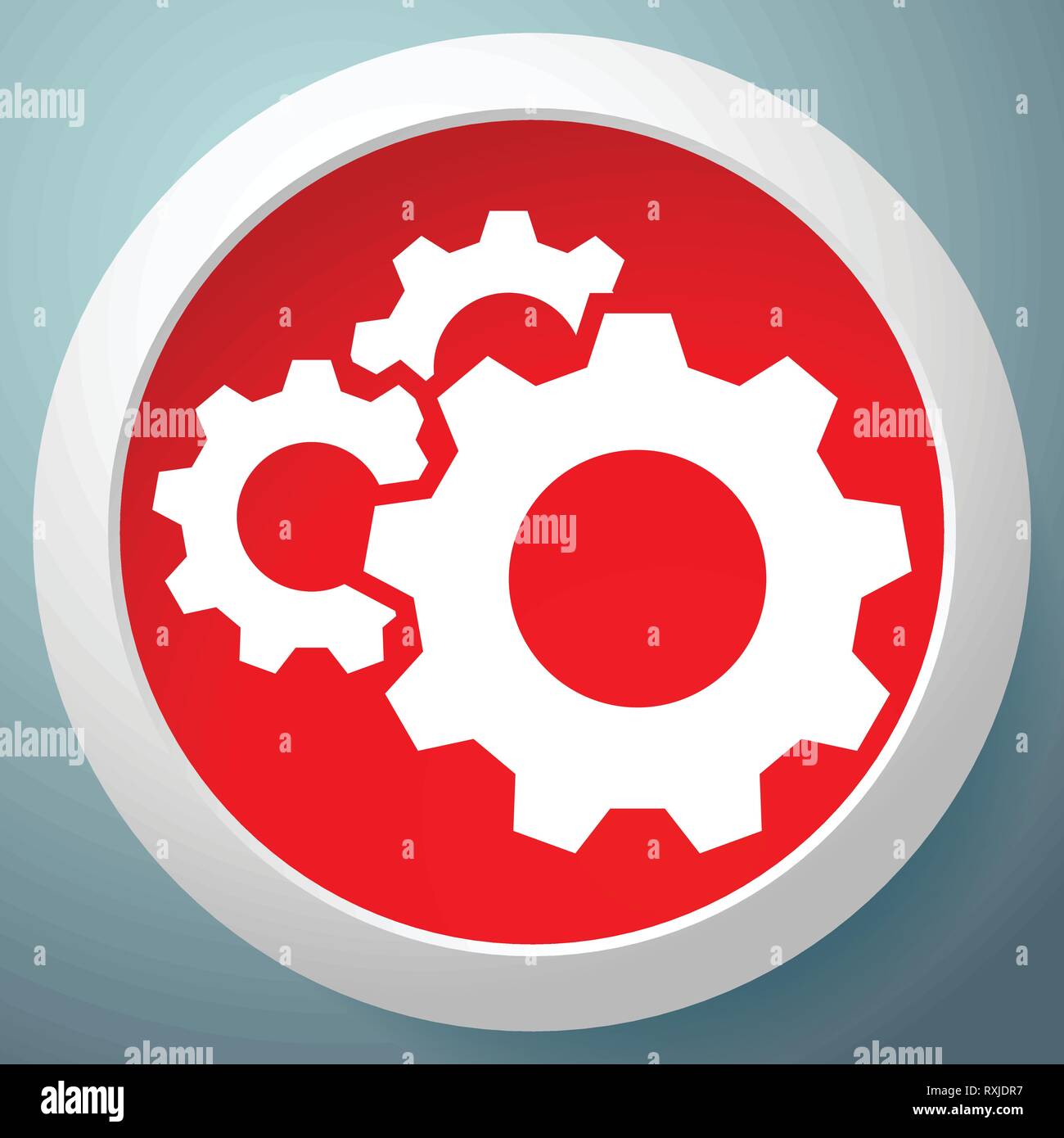 Gear, cogwheel icon. Repair, maintance, mechanics concept icon Stock ...