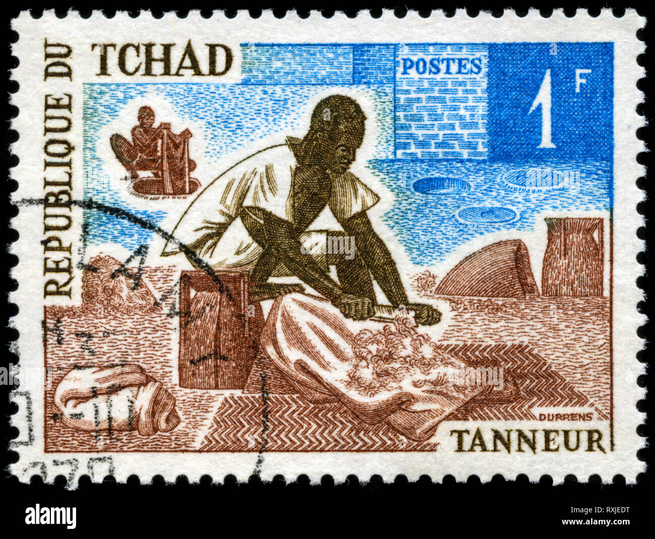 African Postage Stamp Chad Tchad High Resolution Stock Photography and ...