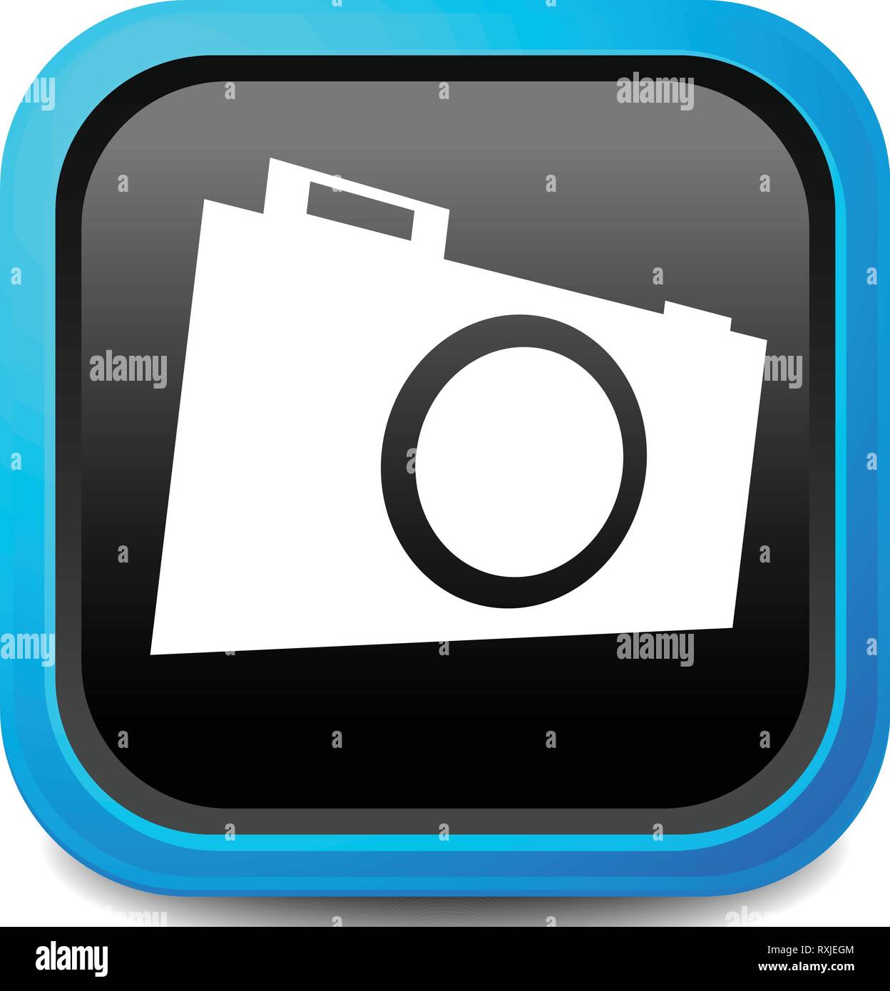 Small photo camera icon. Hobby photography concept icon Stock Vector ...