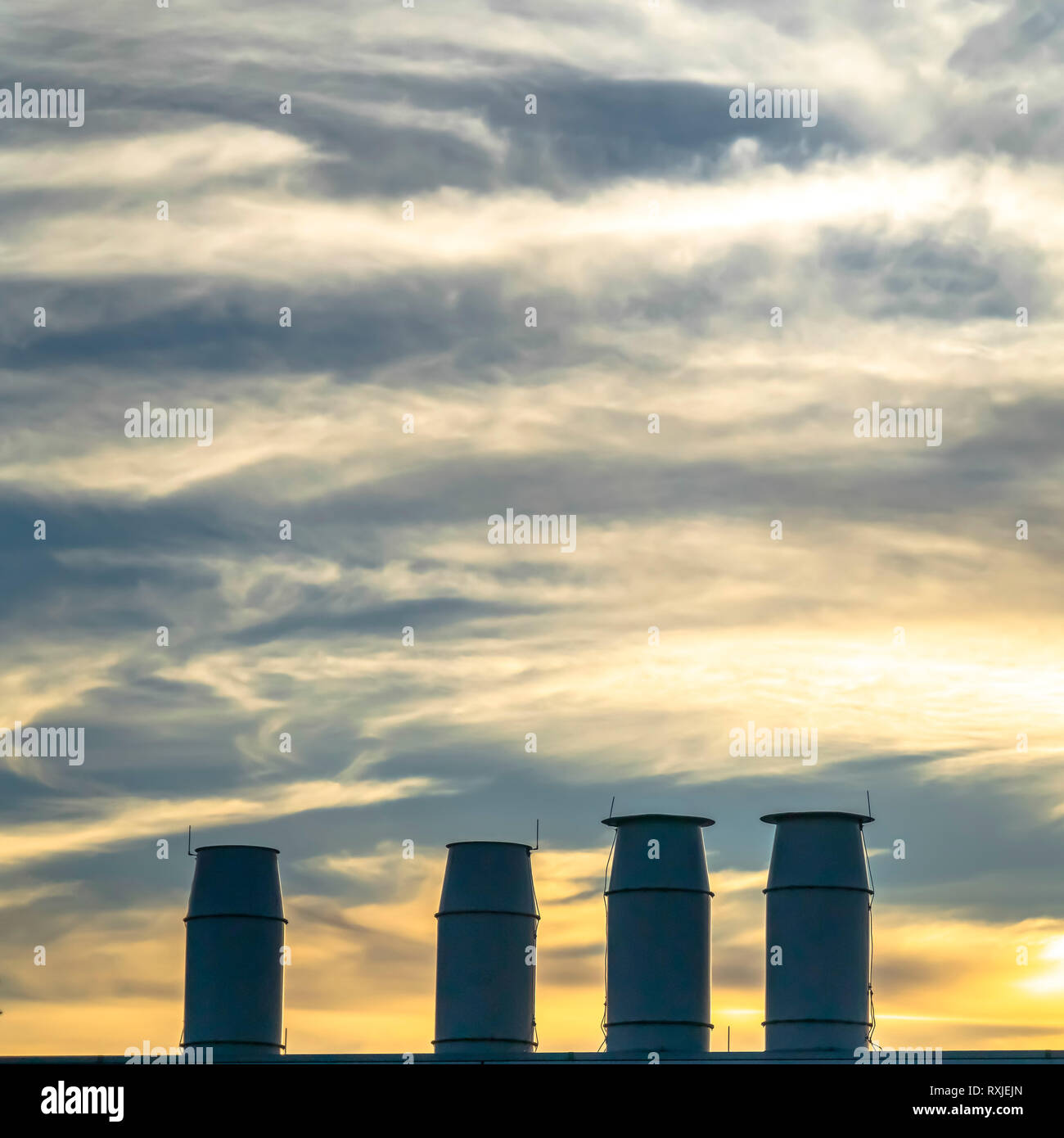 Smokestacks vertical hi-res stock photography and images - Alamy