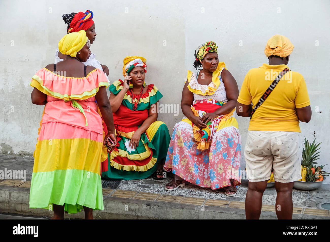 Cartagena Colombia,Black Blacks African Africans ethnic minority,Afro ...