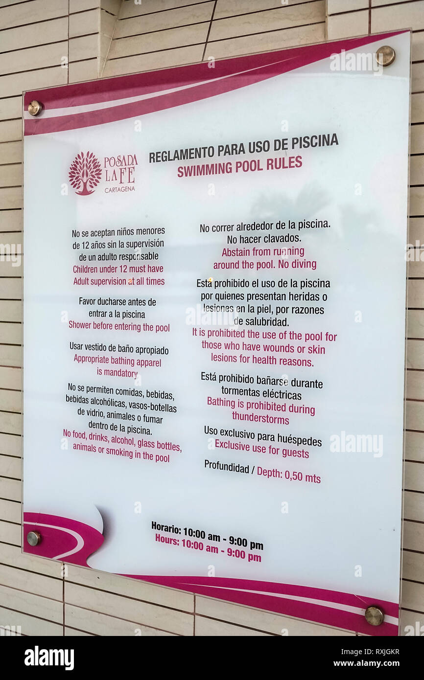 Pool rules people hi-res stock photography and images - Alamy