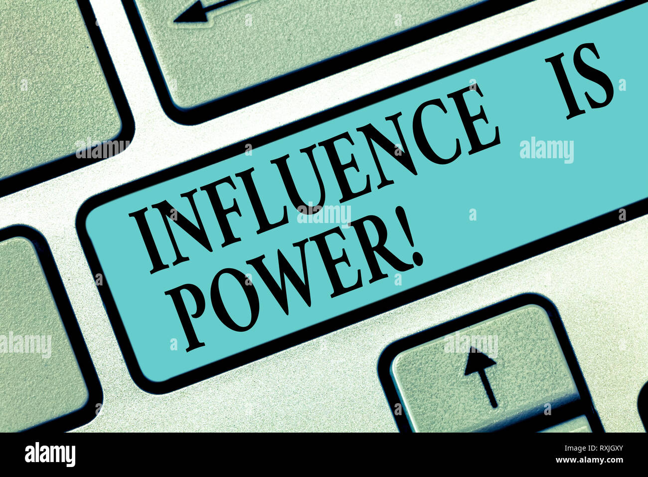 Handwriting text writing Influence Is Power. Concept meaning have ...