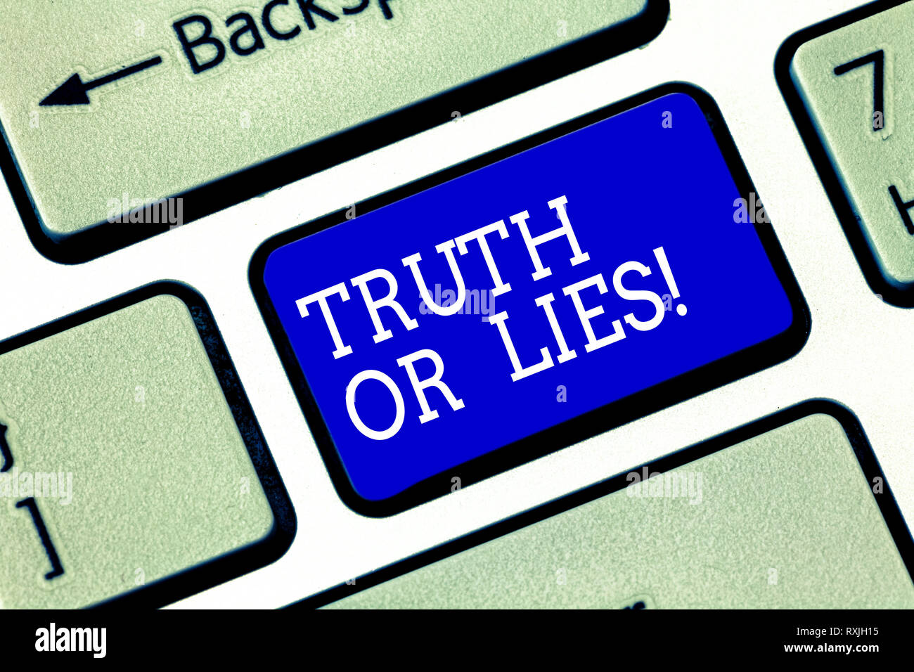 Truth versus lies hi-res stock photography and images - Alamy