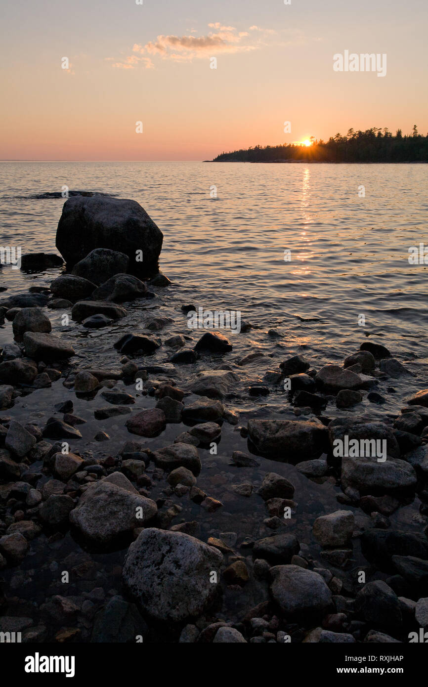 Lake Superior Provincial Park, Algoma District, Ontario, Canada Stock ...