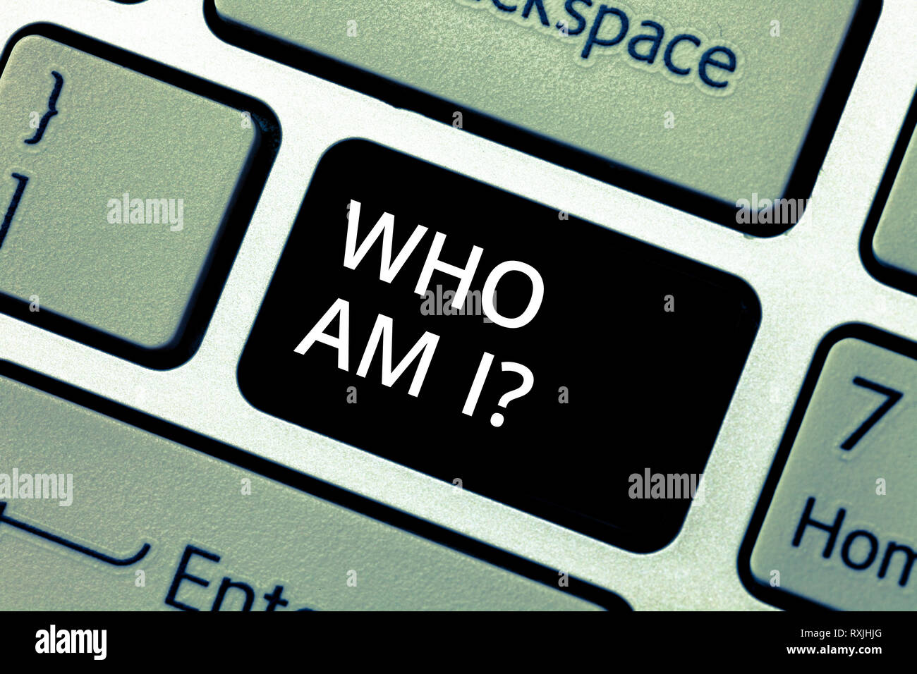 Word writing text Who Am I. Business concept for Introduce Identify ...