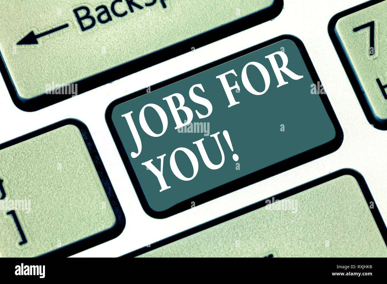 Text sign showing Jobs For You. Conceptual photo List of available ...