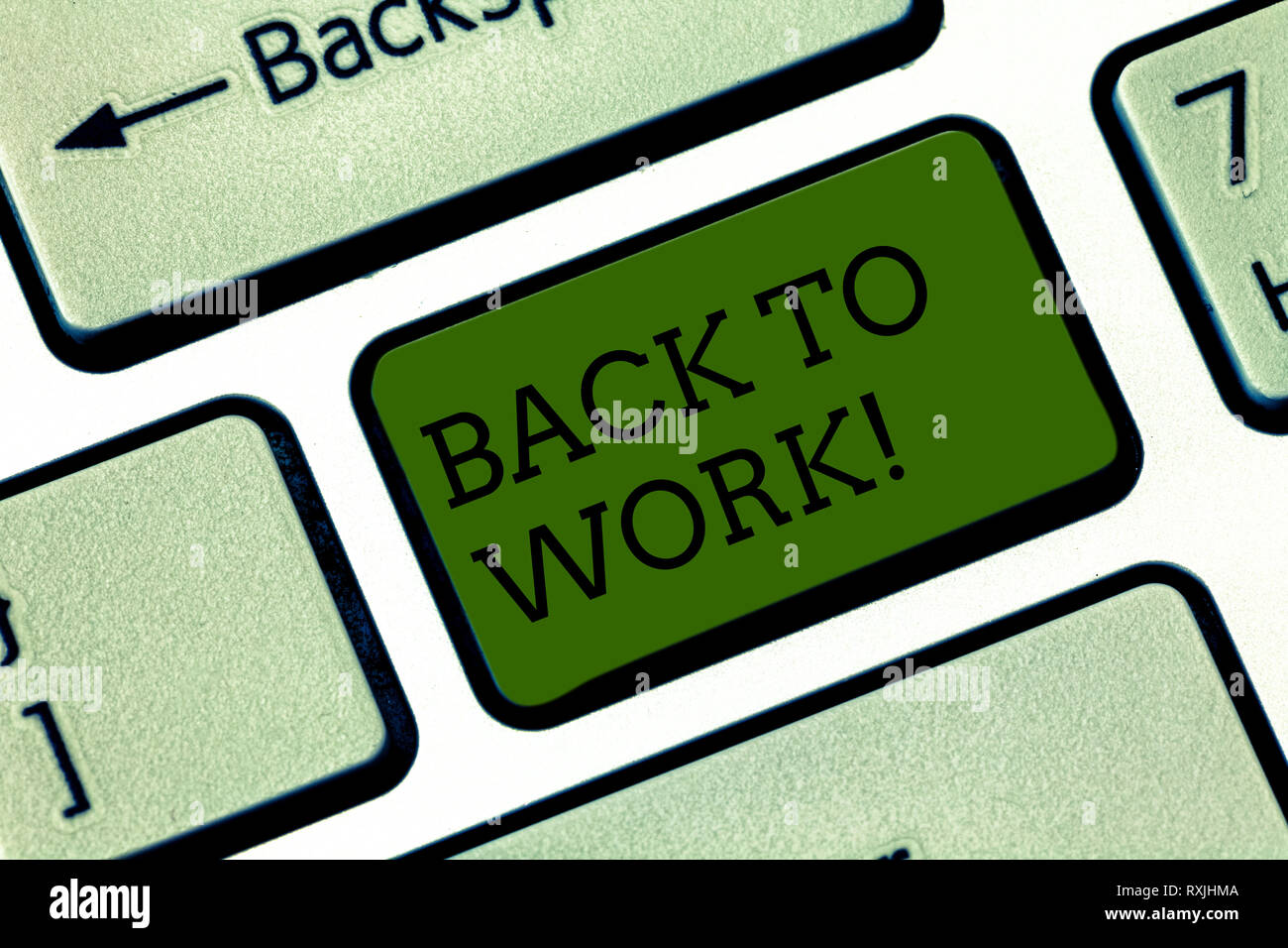 Employee welcome back sign hi-res stock photography and images - Alamy