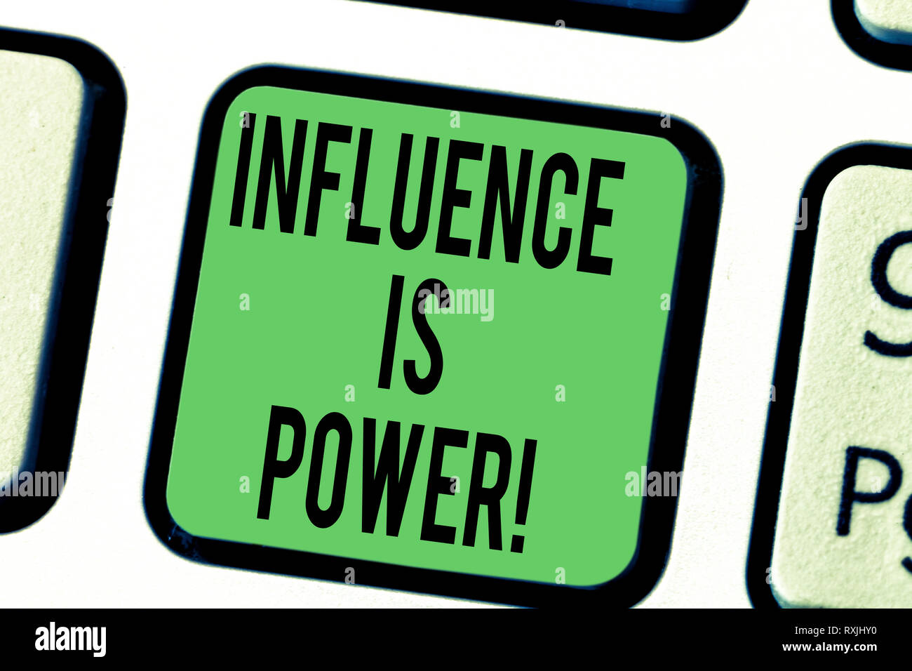 Word writing text Influence Is Power. Business concept for have ...