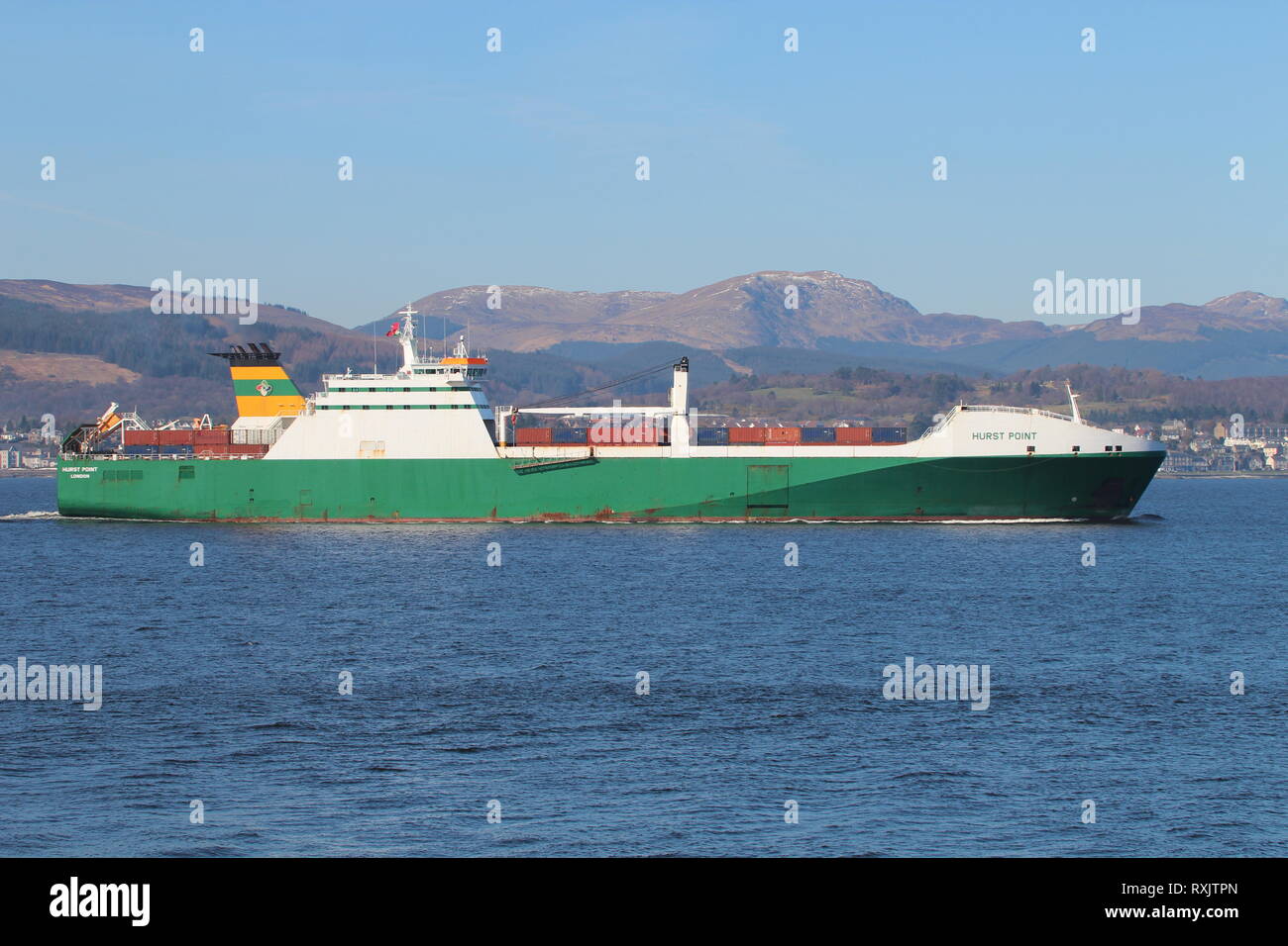 MV Hurst Point, a Point-class sealift ship operated by Foreland ...