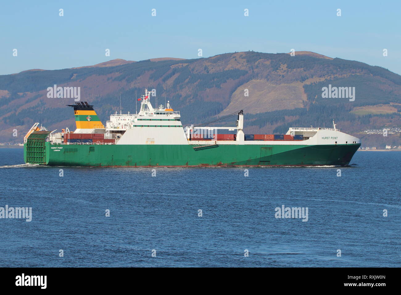 MV Hurst Point, a Point-class sealift ship operated by Foreland ...