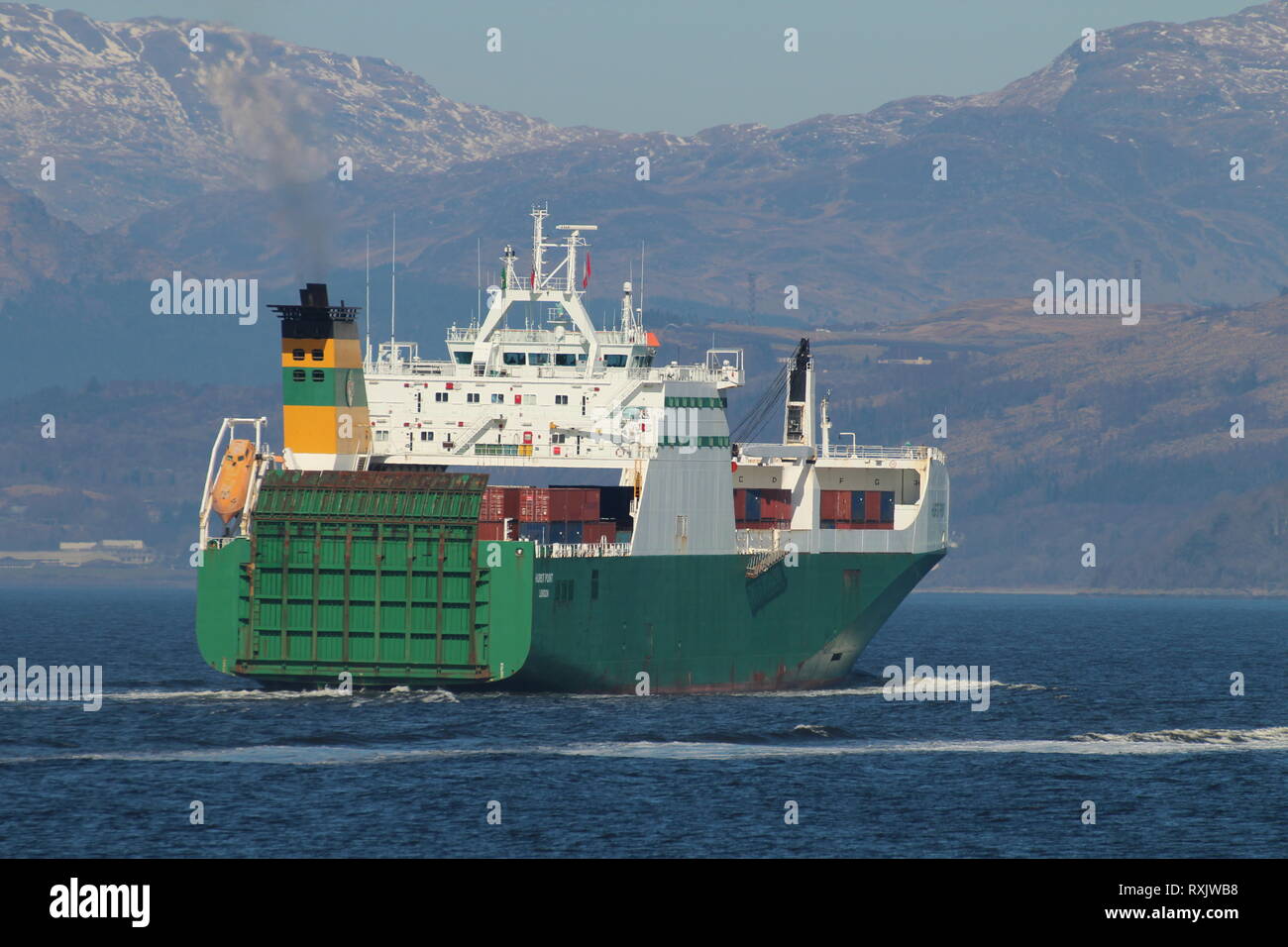 MV Hurst Point, a Point-class sealift ship operated by Foreland ...