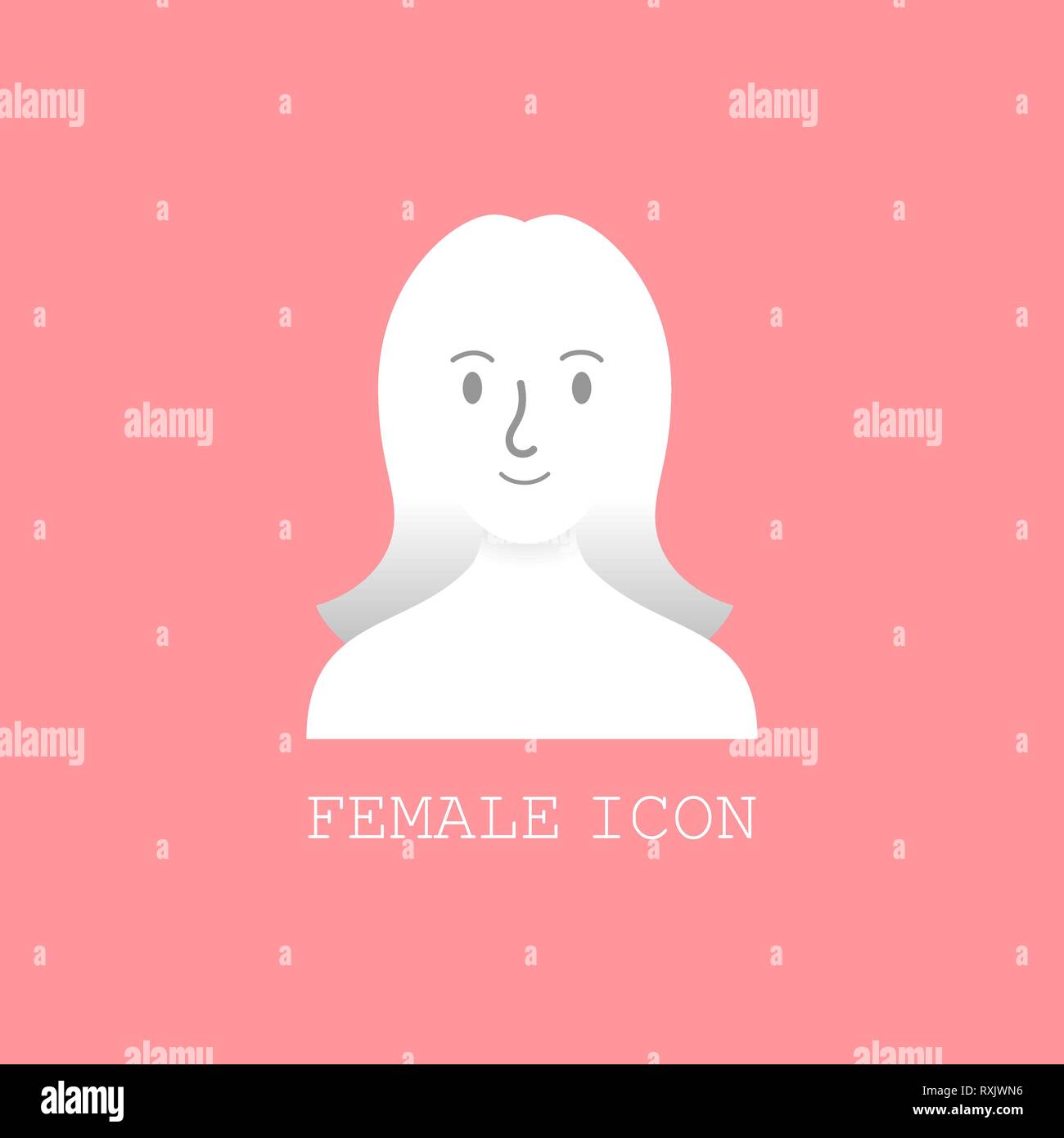 User female icon vector Stock Vector Image & Art - Alamy