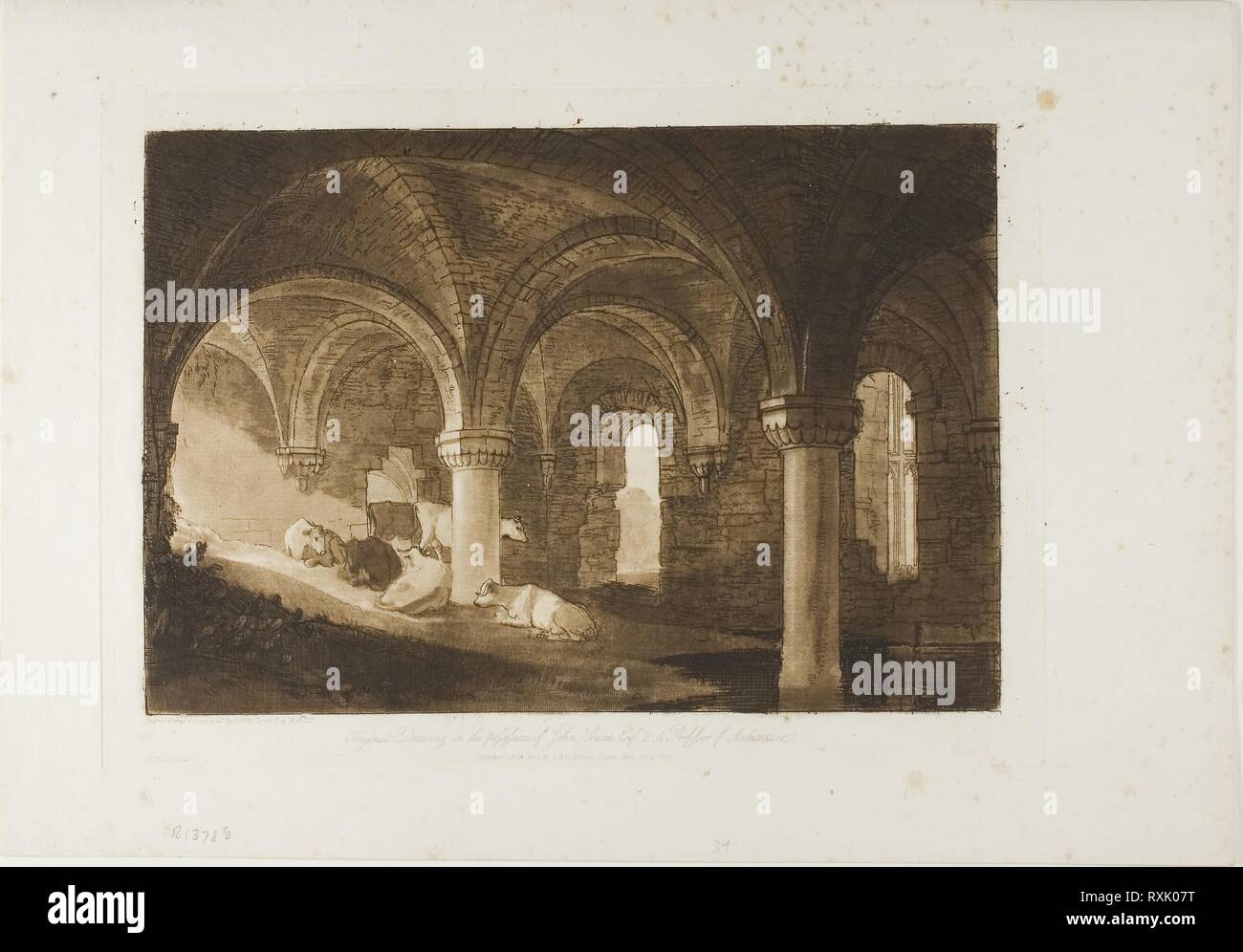 Mezzotint with aquatint on laid paper hi-res stock photography and ...