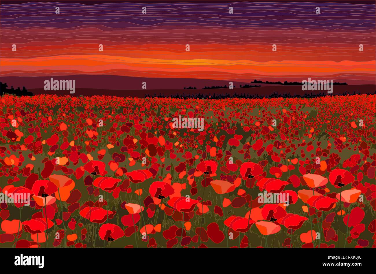 Farming life illustration Stock Vector Images - Alamy