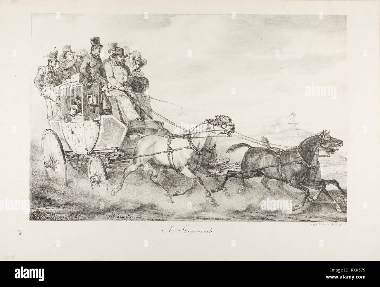 Lithograph By Delpech High Resolution Stock Photography and Images - Alamy