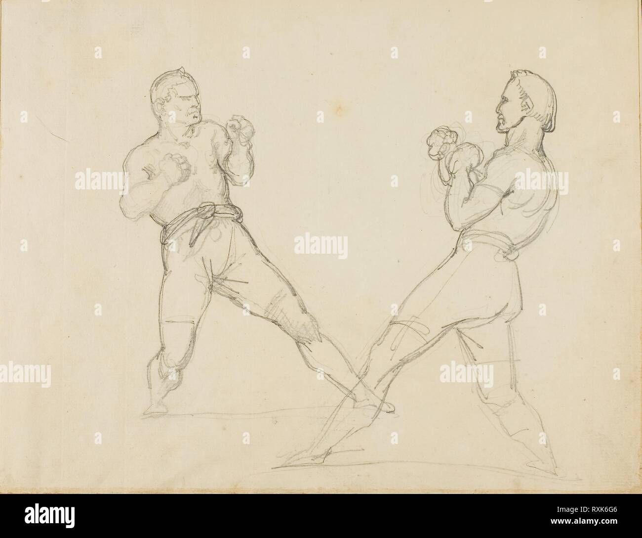 Drawing by gericault boxers hi-res stock photography and images - Alamy