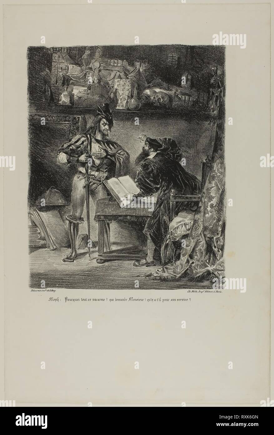 Mephistopheles illustration hi-res stock photography and images - Alamy