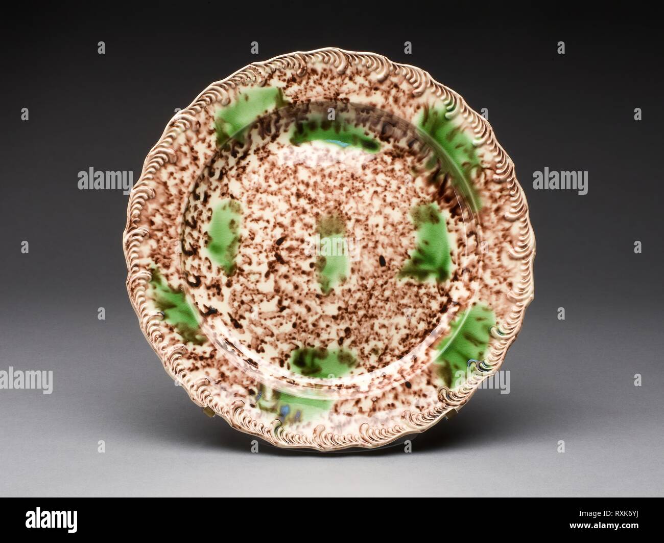 Plate. England, Staffordshire. Date: 1760-1770. Dimensions: Diam. 22.9 ...