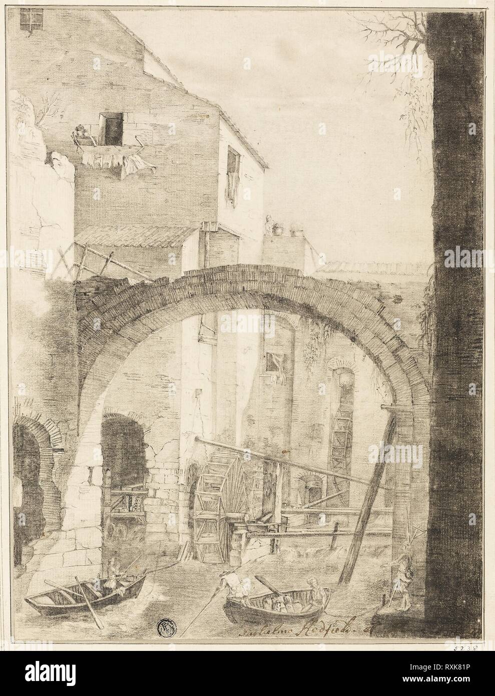 City Canal. George Hadfield; American, born England, c. 1767-1826. Date ...