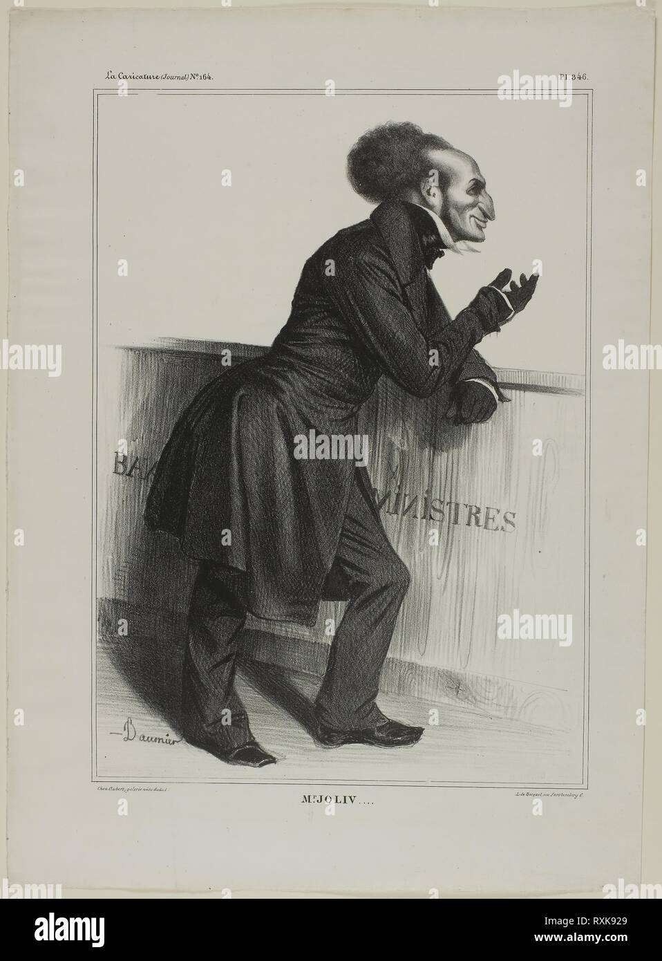 Caricature by honore daumier hi-res stock photography and images - Alamy