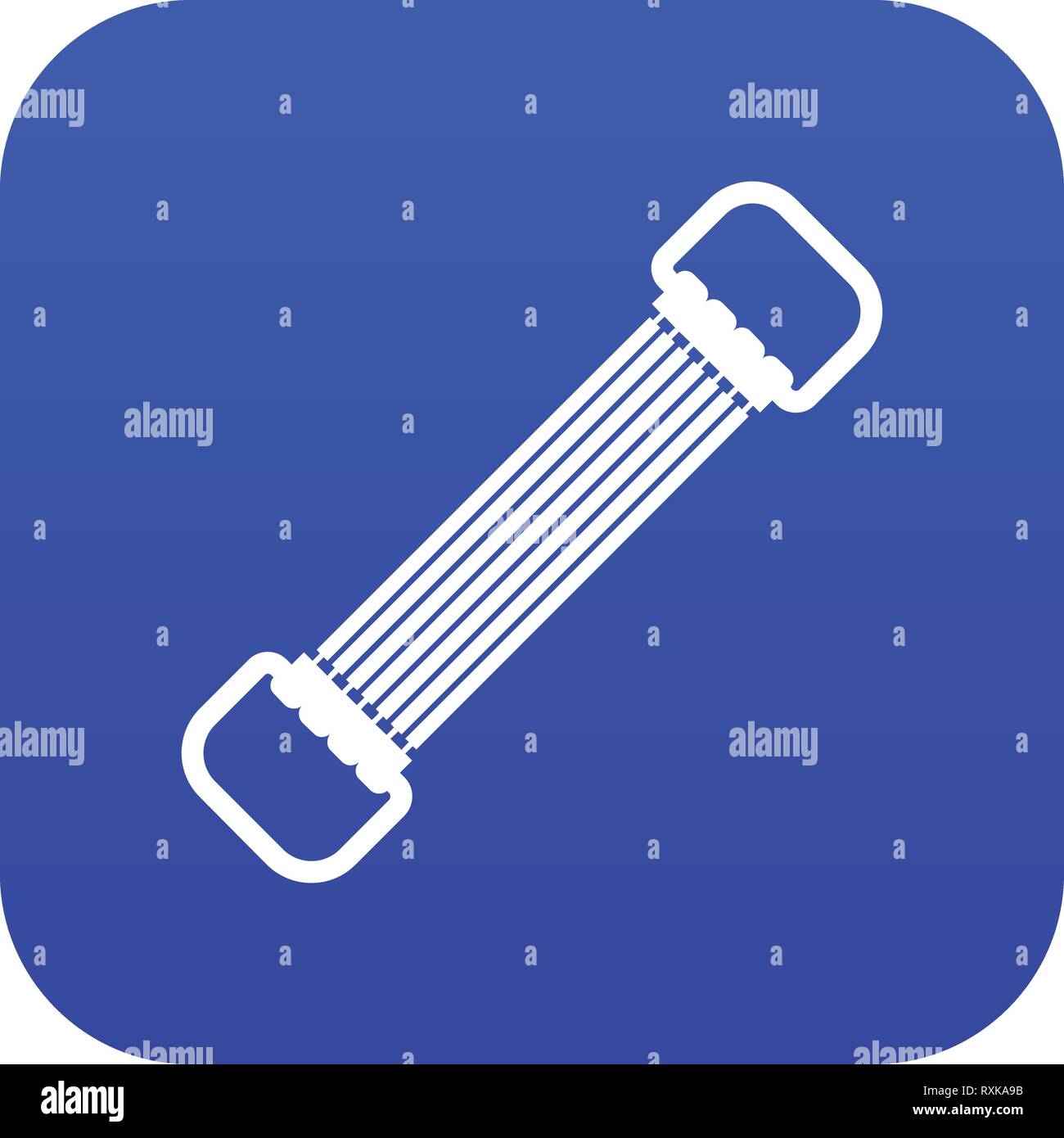 Sports stretchable belt icon digital blue Stock Vector Image & Art - Alamy