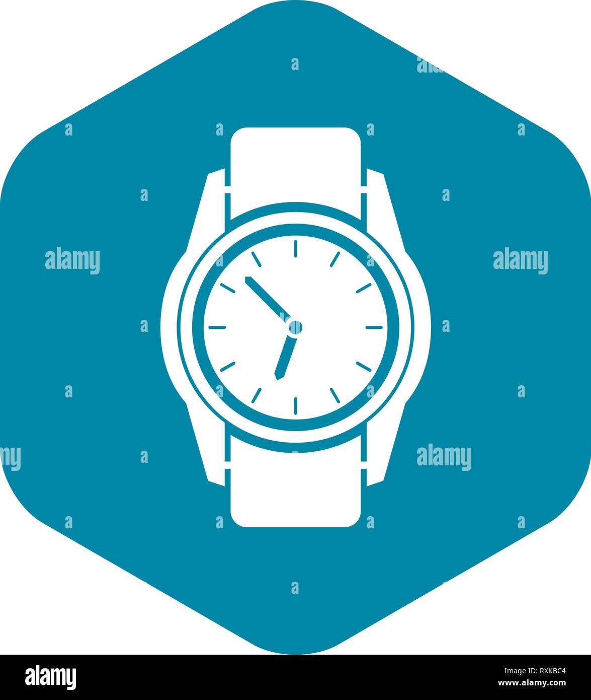 Watch icon, simple style Stock Vector Image & Art - Alamy