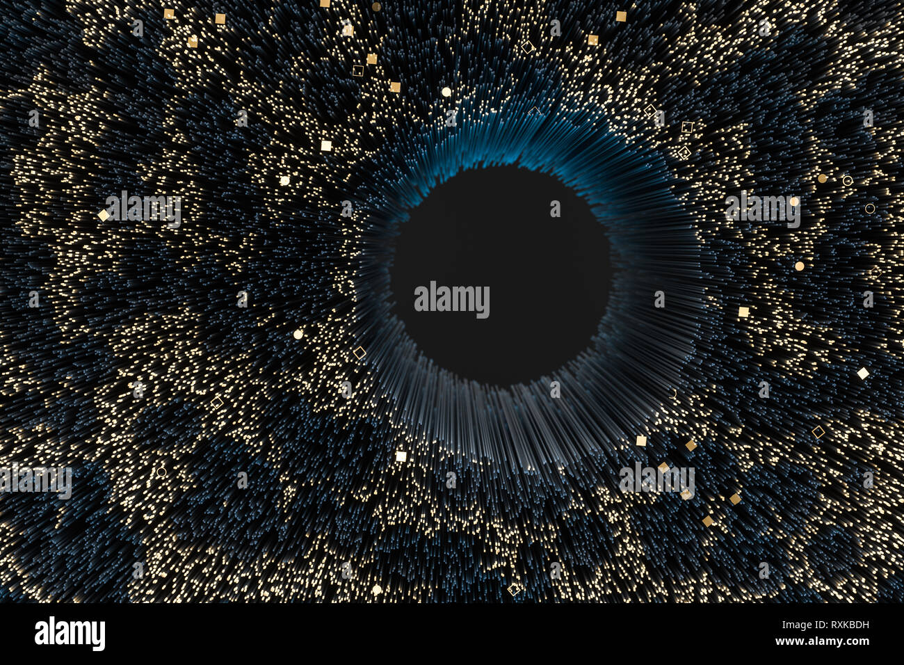 3d rendering, blue technology digital background Stock Photo - Alamy