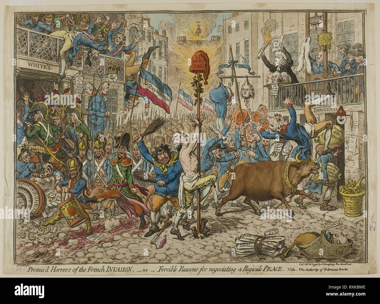 James gillray french invasion hi-res stock photography and images - Alamy