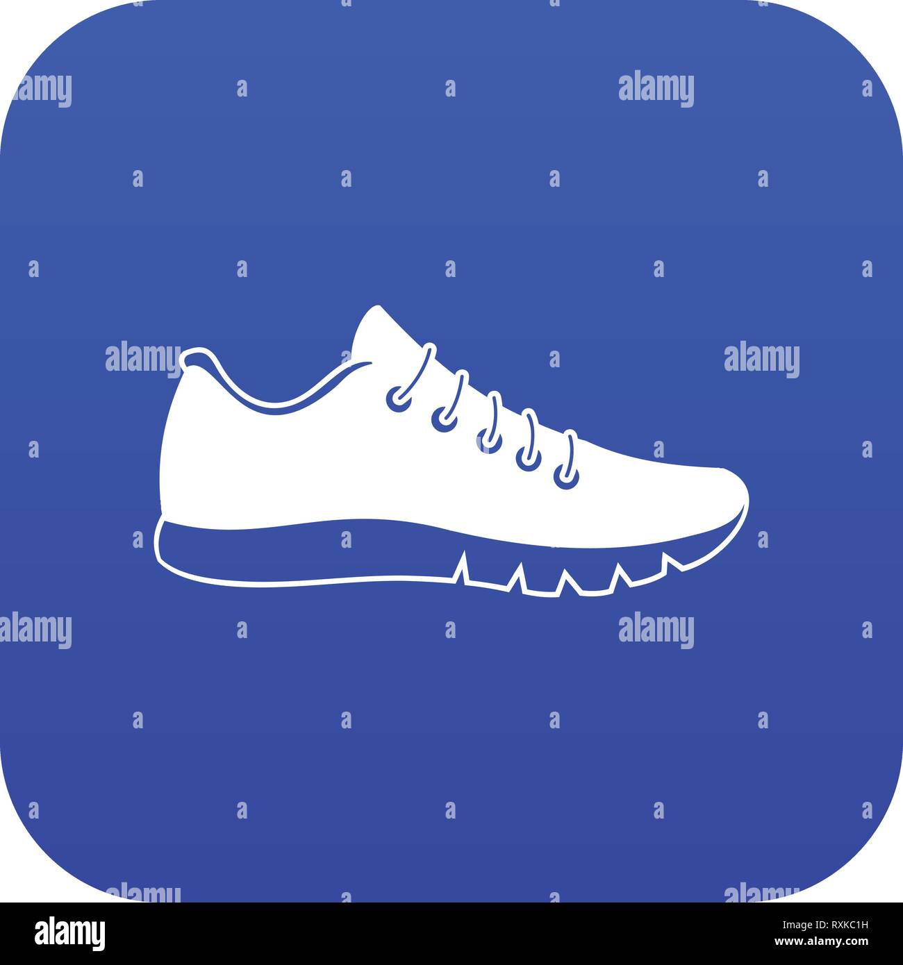 Sneakers icon digital blue Stock Vector Image & Art - Alamy