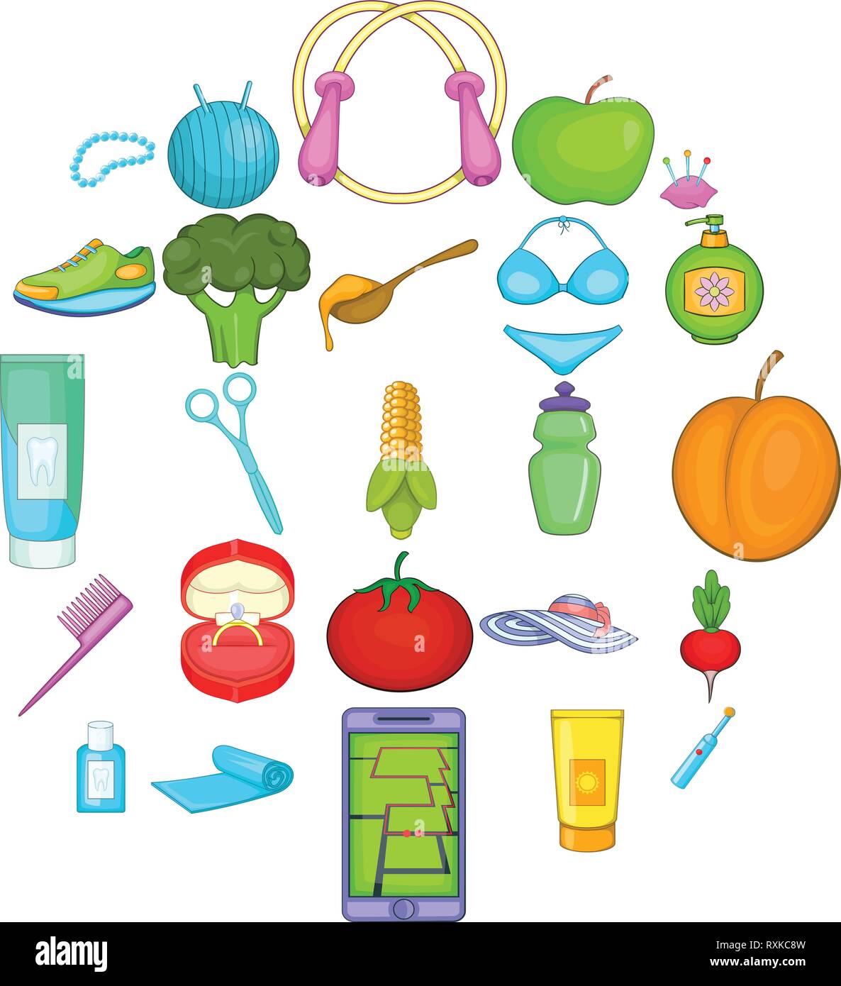 Good product icons set, cartoon style Stock Vector Image & Art - Alamy