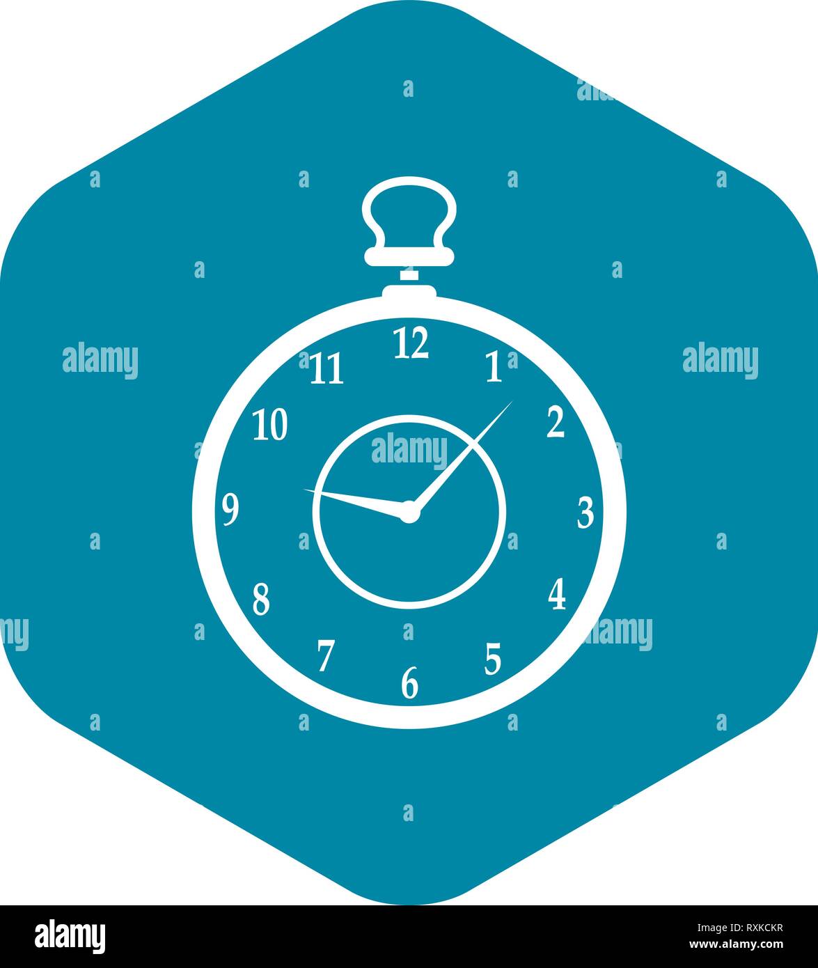 Watch icon, simple style Stock Vector Image & Art - Alamy