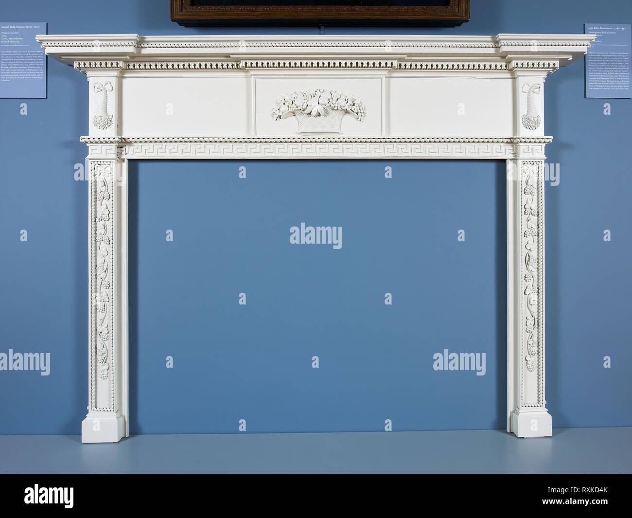 Mantel. Samuel Field McIntire; American, 1780-1819. Date: 1813 ...