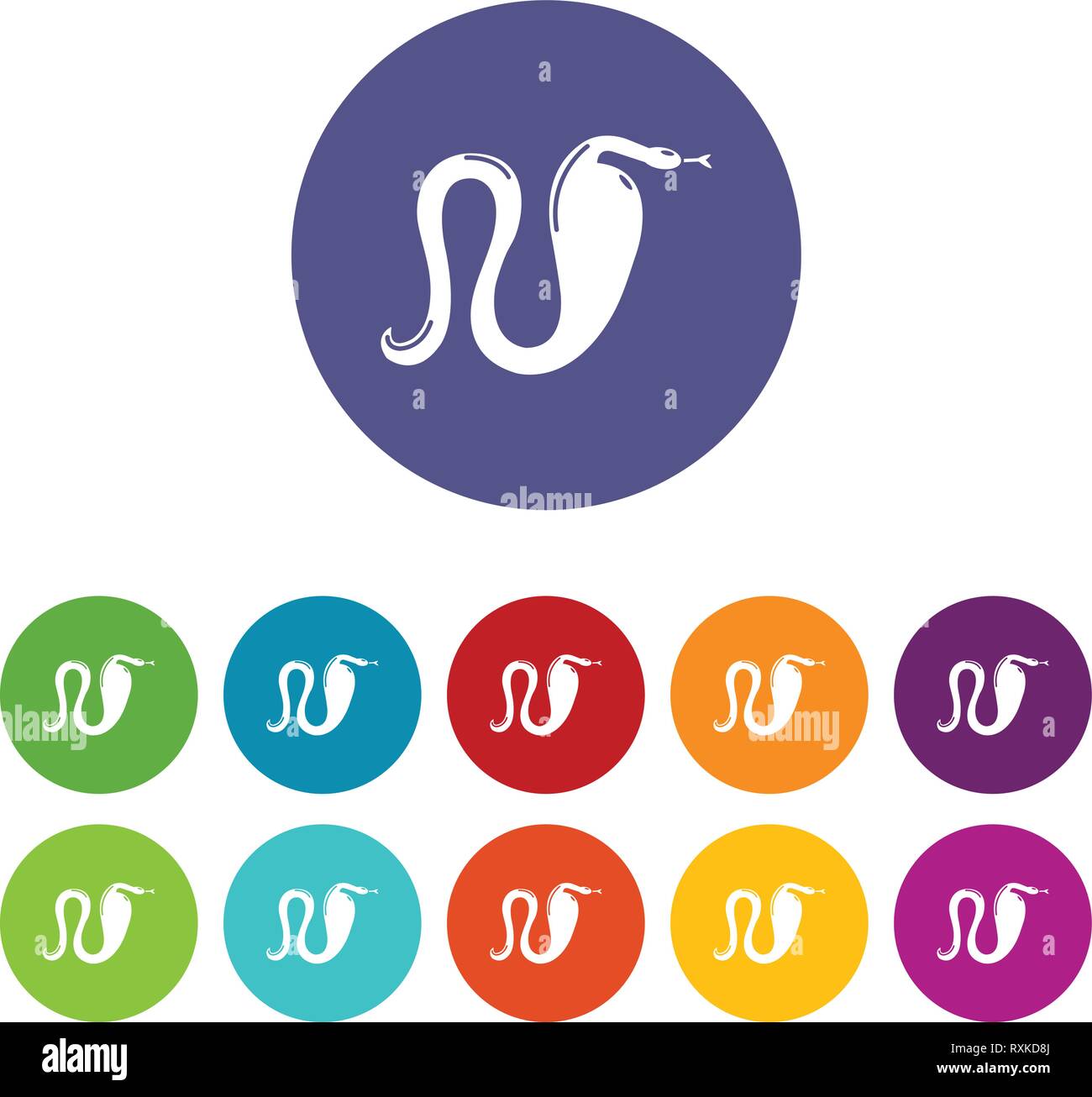 King cobra snake strike Stock Vector Images - Alamy