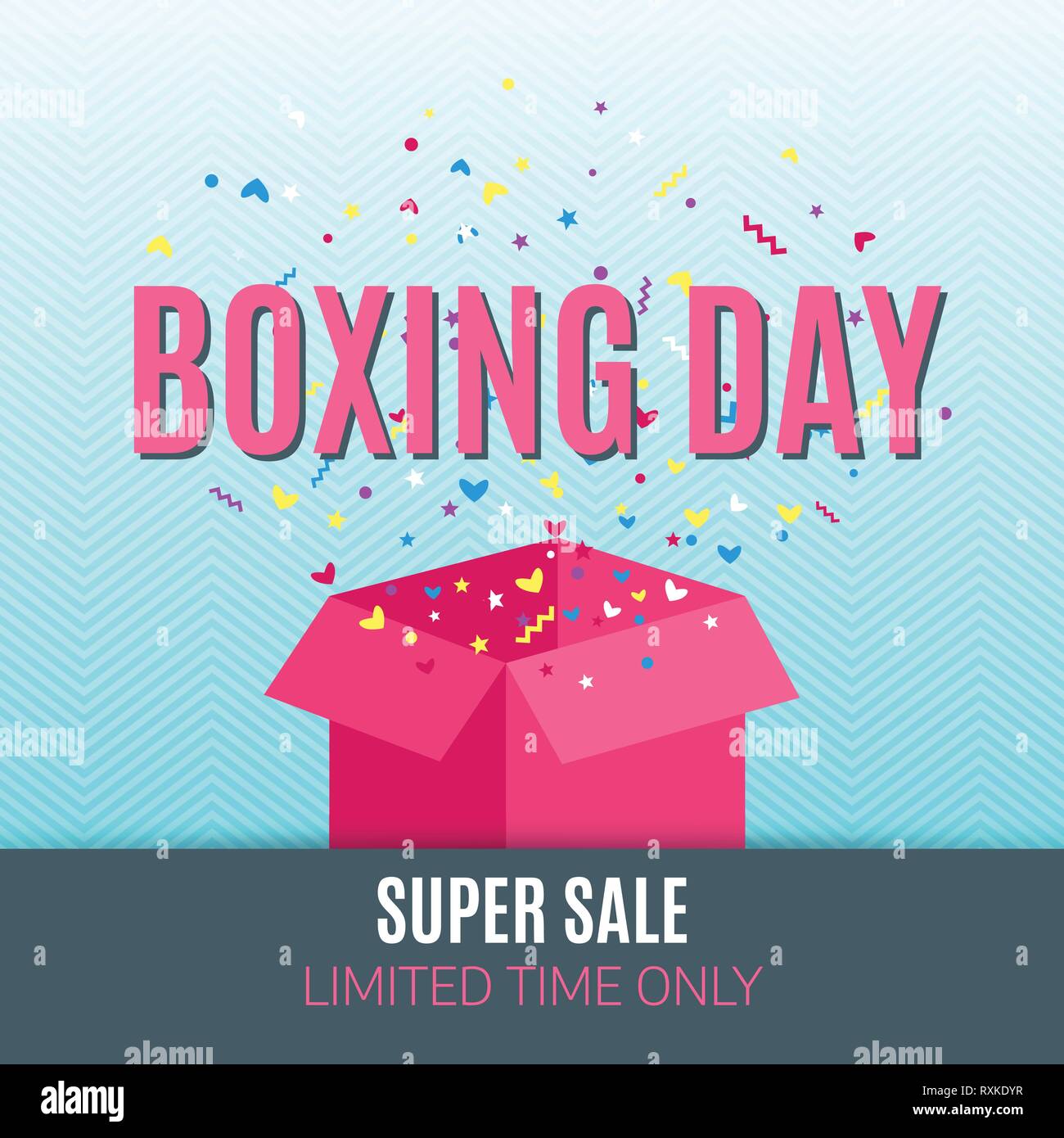Happy Boxing day sale design with gift boxes , shopping holiday big ...