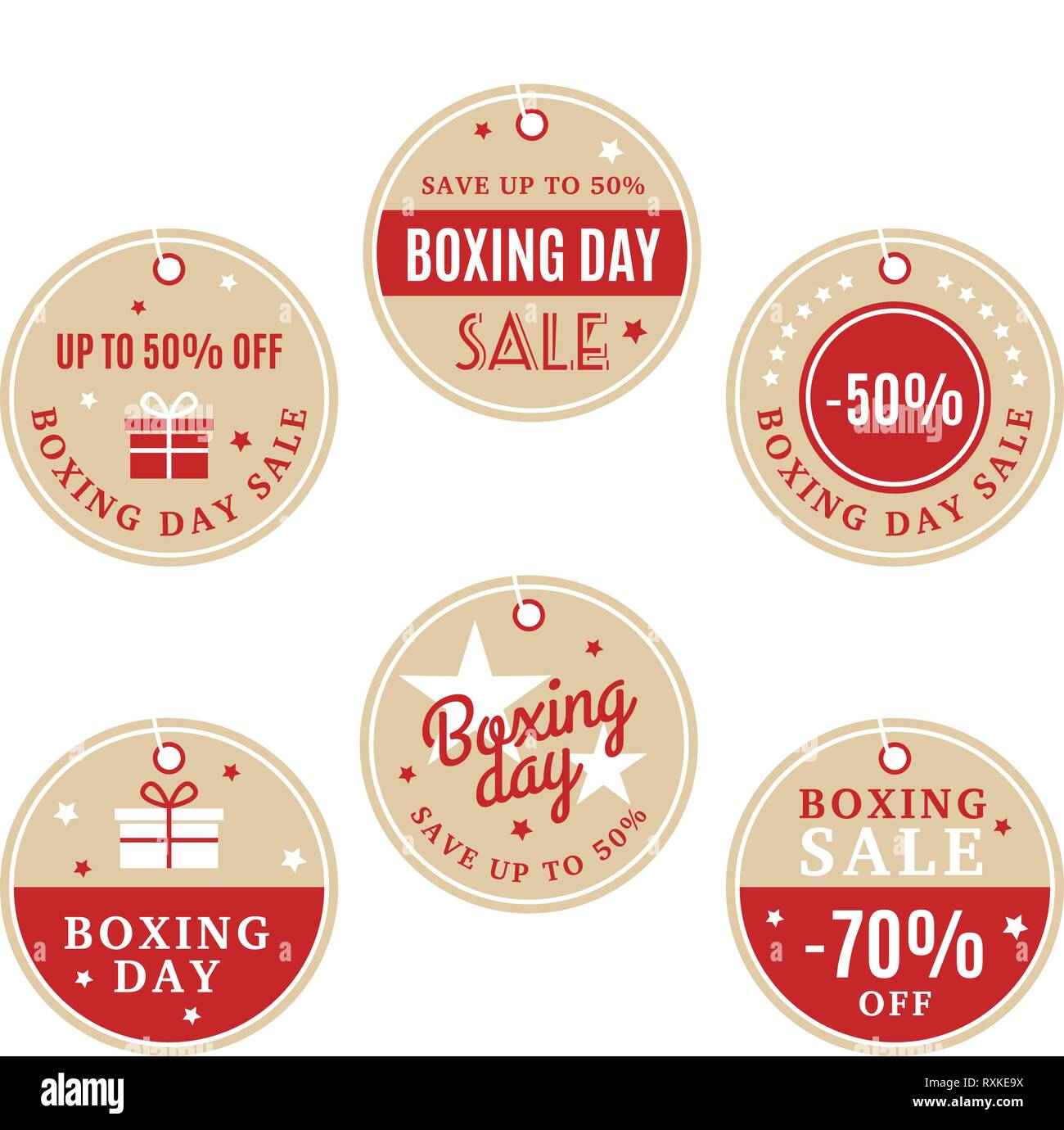 Happy Boxing day sale design with gift boxes , shopping holiday big ...
