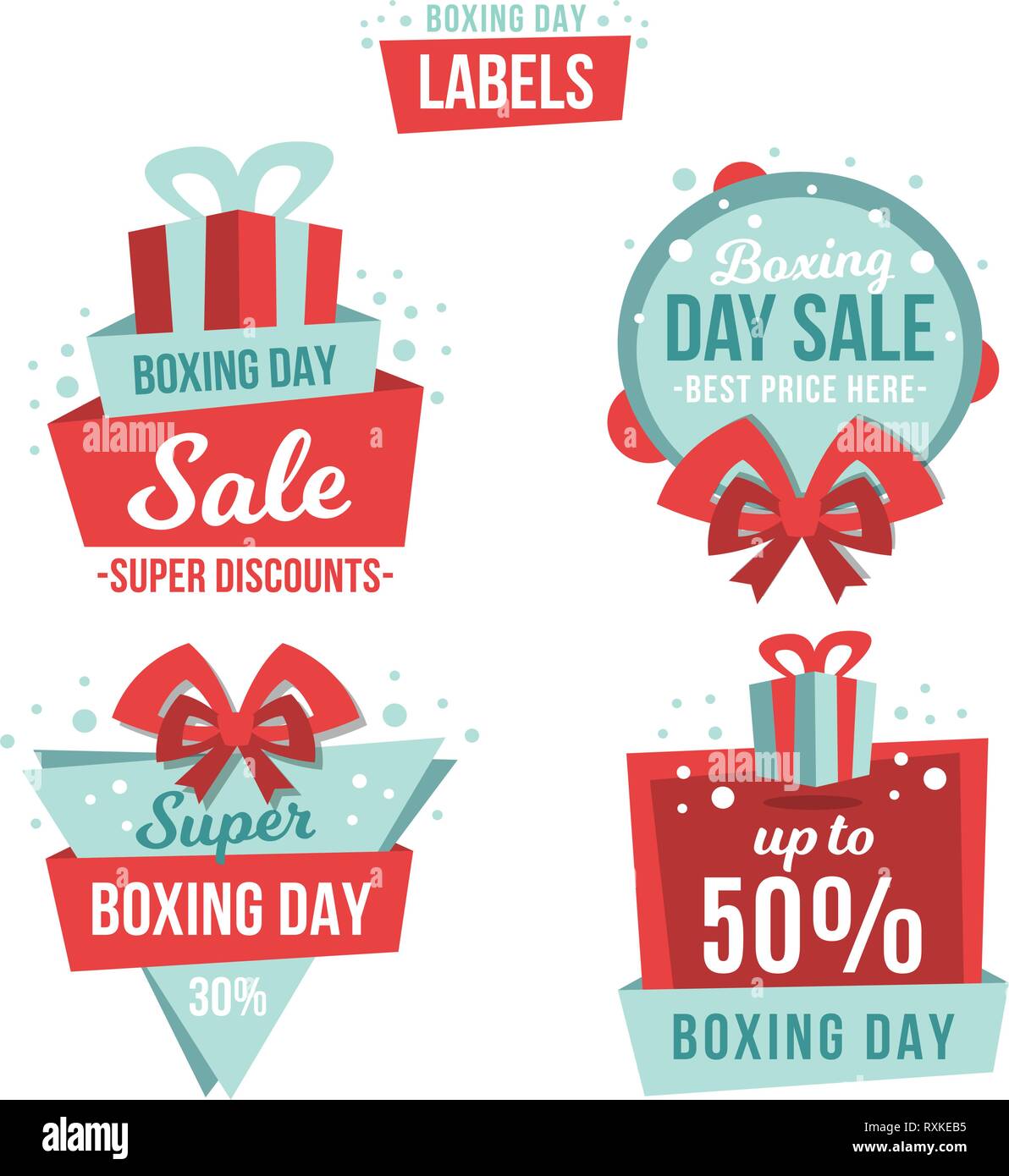 Happy Boxing day sale design with gift boxes , shopping holiday big ...