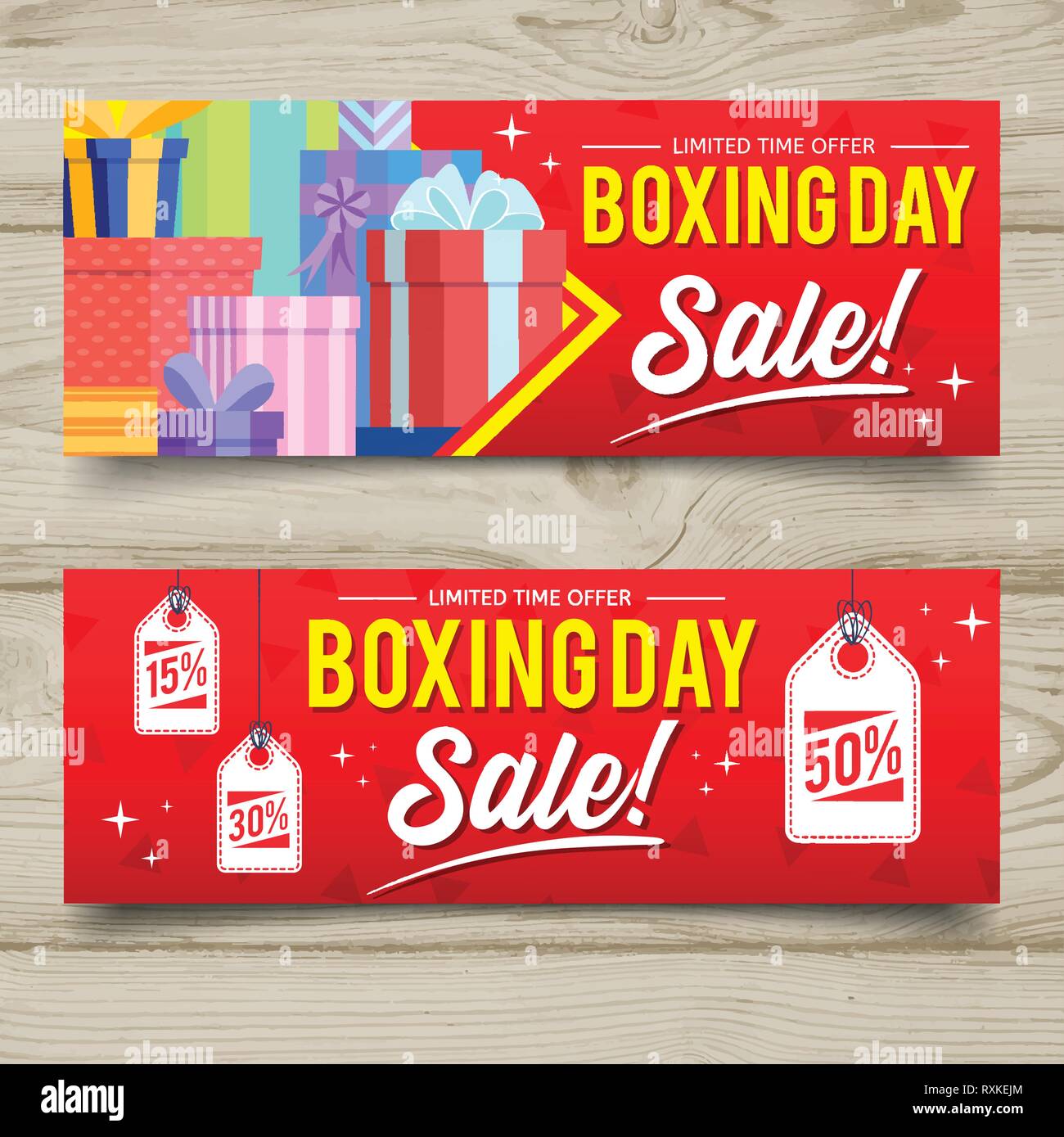 Happy Boxing day sale design with gift boxes , shopping holiday big ...