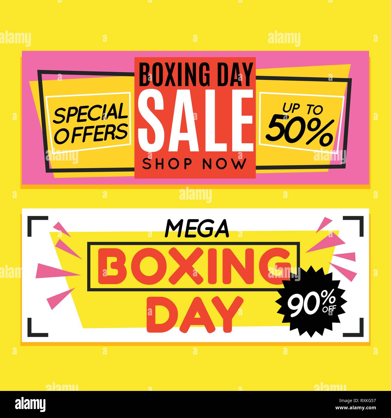 Happy Boxing day sale design with gift boxes , shopping holiday big ...