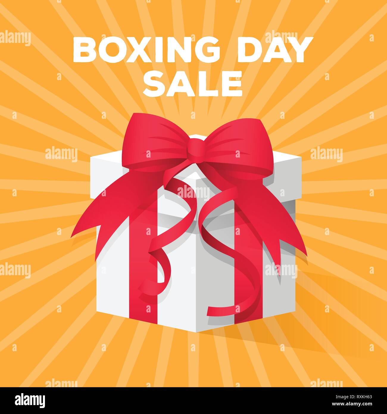 Happy Boxing day sale design with gift boxes , shopping holiday big ...
