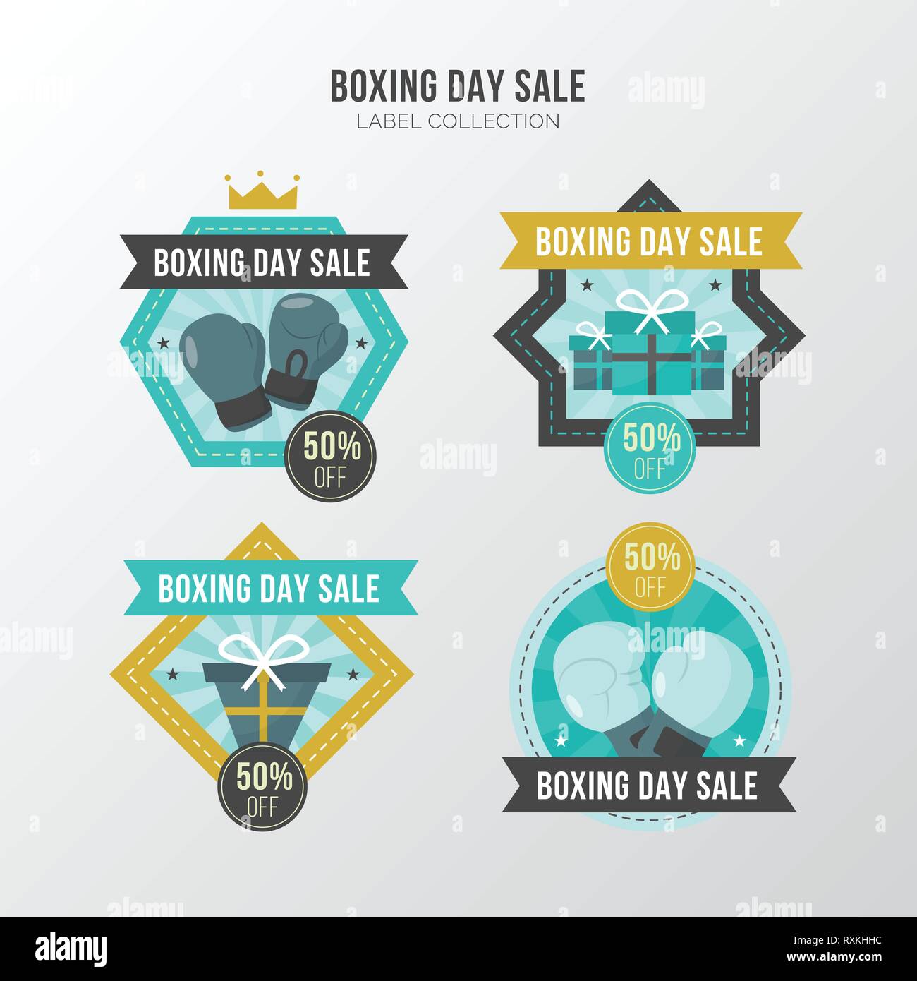 Happy Boxing day sale design with gift boxes , shopping holiday big ...