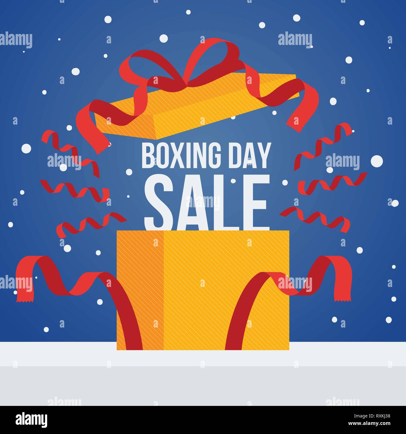 Happy Boxing day sale design with gift boxes , shopping holiday big ...