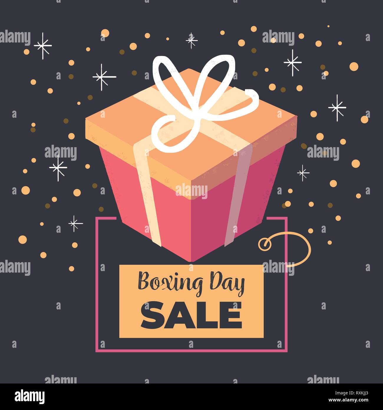 Happy Boxing day sale design with gift boxes , shopping holiday big ...